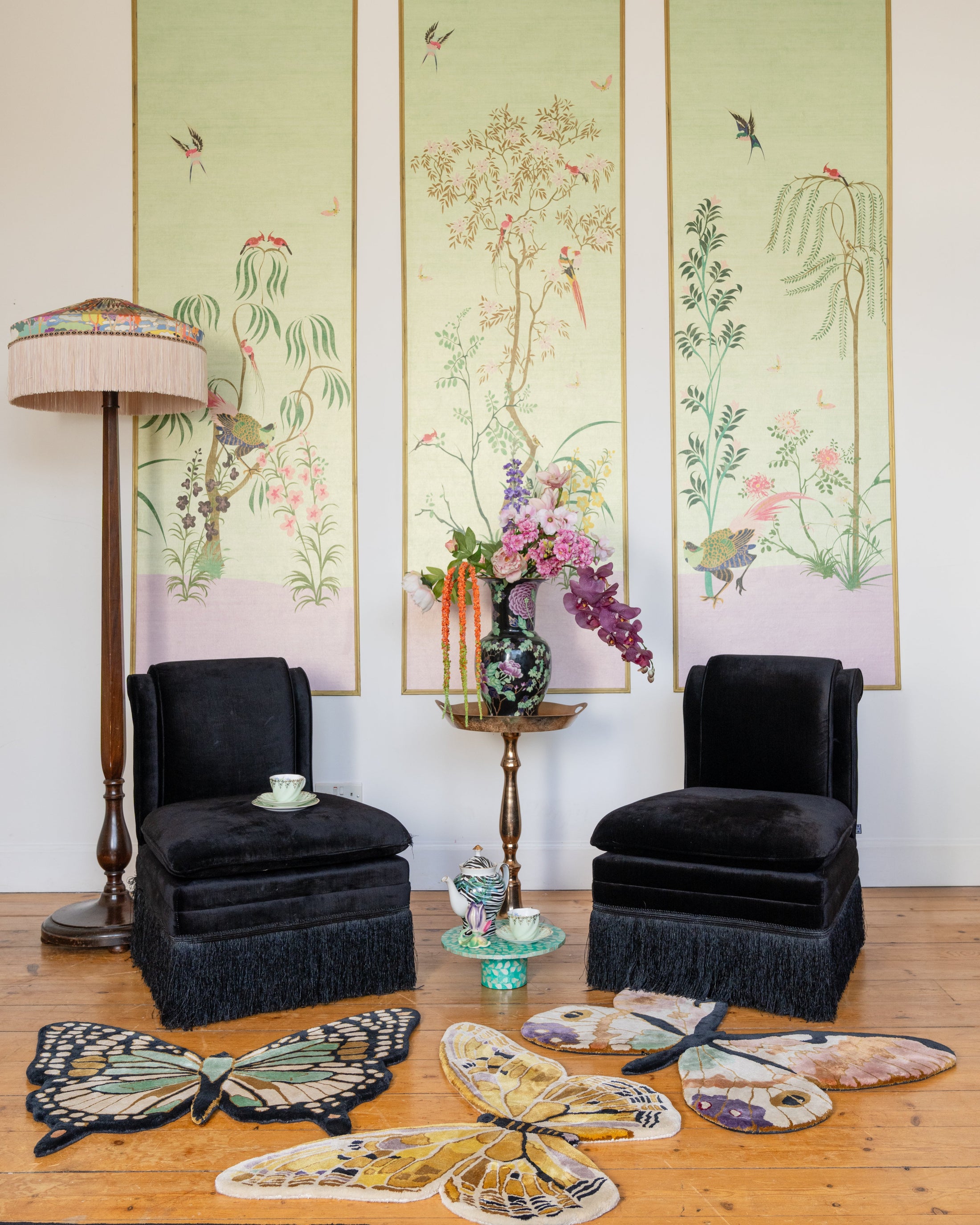 A Kaleidoscope of Papillons Hand-Tufted Rugs – Wendy Morrison