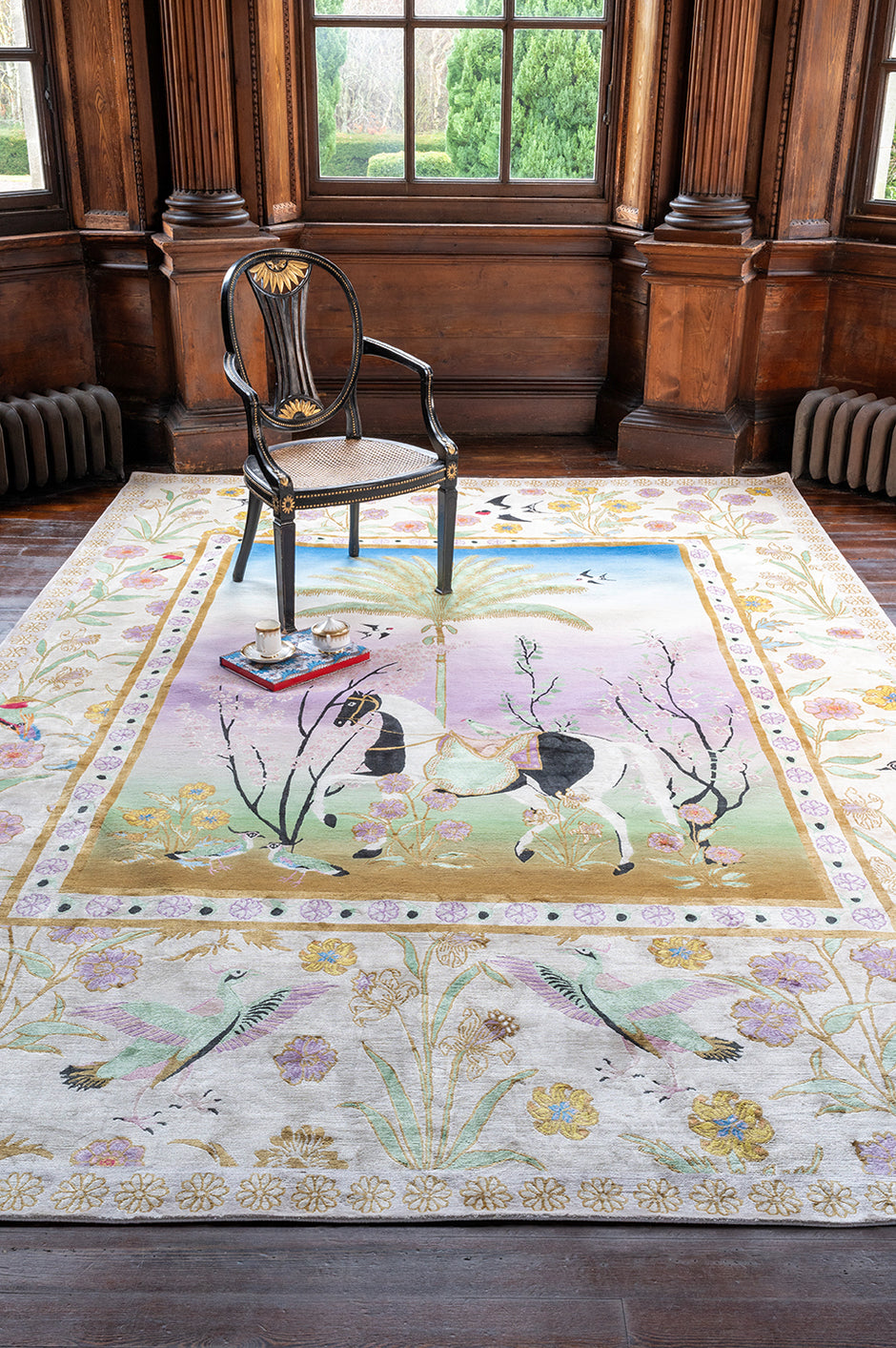 A Mughal Painting - Hand Knotted Rug – Wendy Morrison