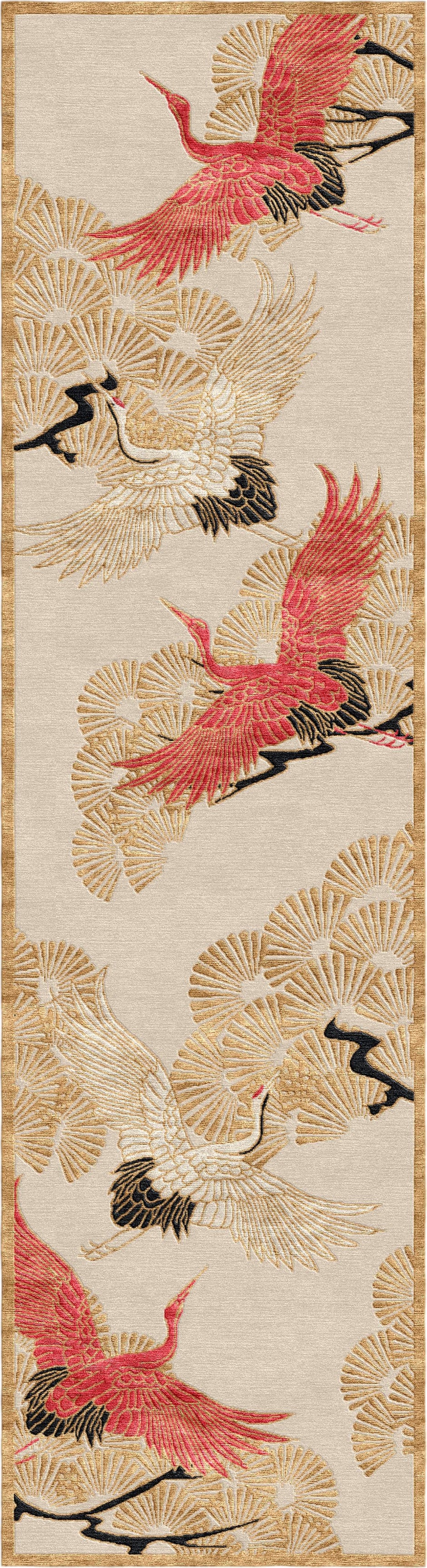 Cranes In Trees - Hand Tufted Rug – Wendy Morrison