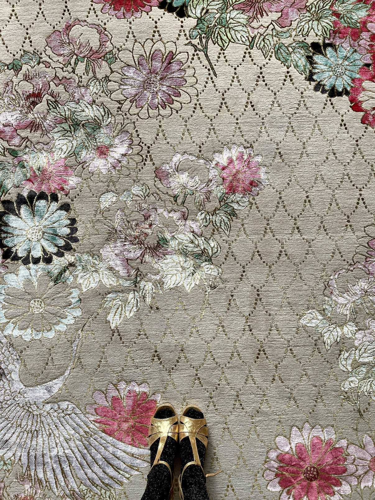 Floral Jewels - Hand Knotted Rug – Wendy Morrison