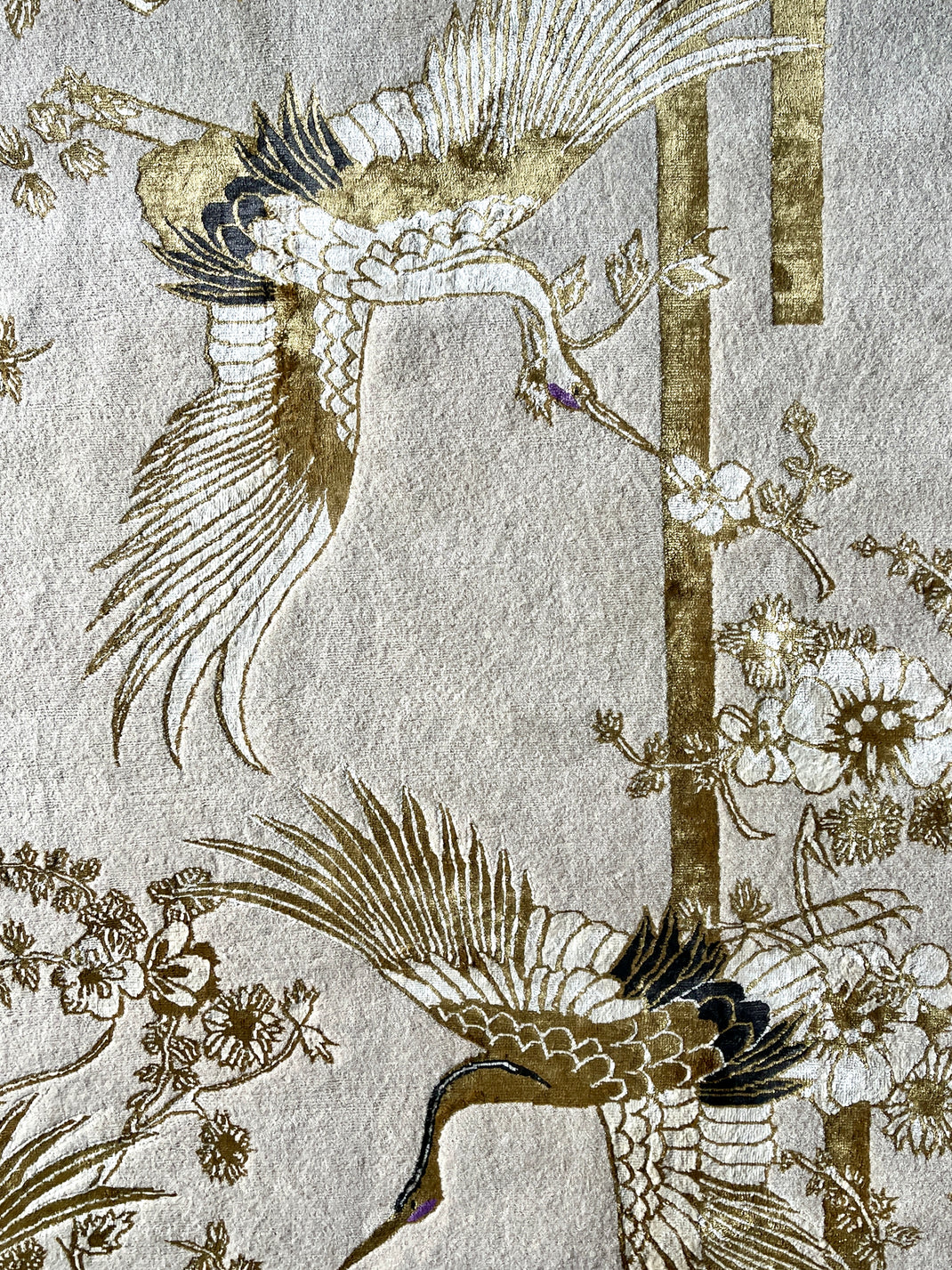 Chinoiserie rugs, wallpaper & fabric by Wendy Morrison.
